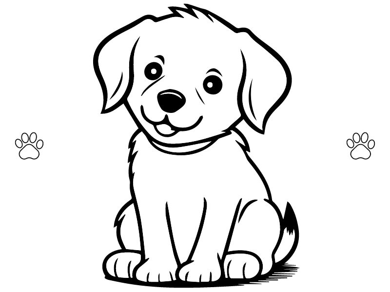 Planșe de colorat cu animale domestice - Cărți de povești