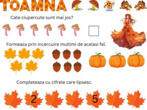 Planșe Toamna pentru grădiniță - Cărți de povești