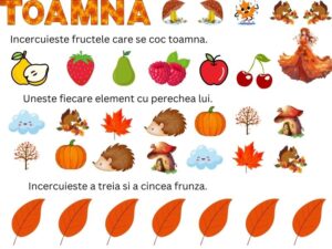 Planșe Toamna pentru grădiniță - Cărți de povești